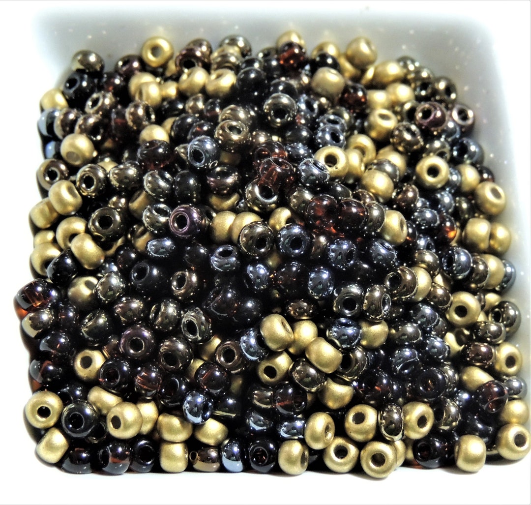 Fools Gold Seed Bead Mix 50 Grams Loose Size 6 - Etsy
