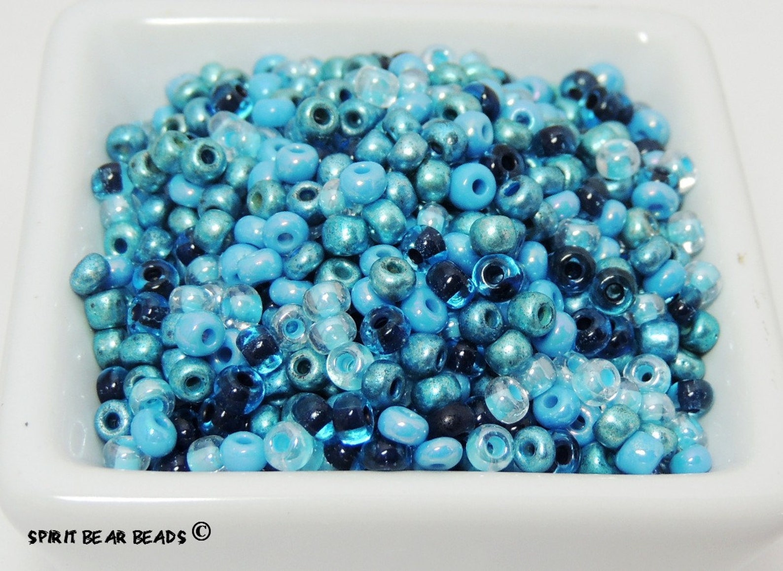 AVATAR Blue Seed Bead Mega Mix 6/0 Czech Glass Loose Beads - Etsy