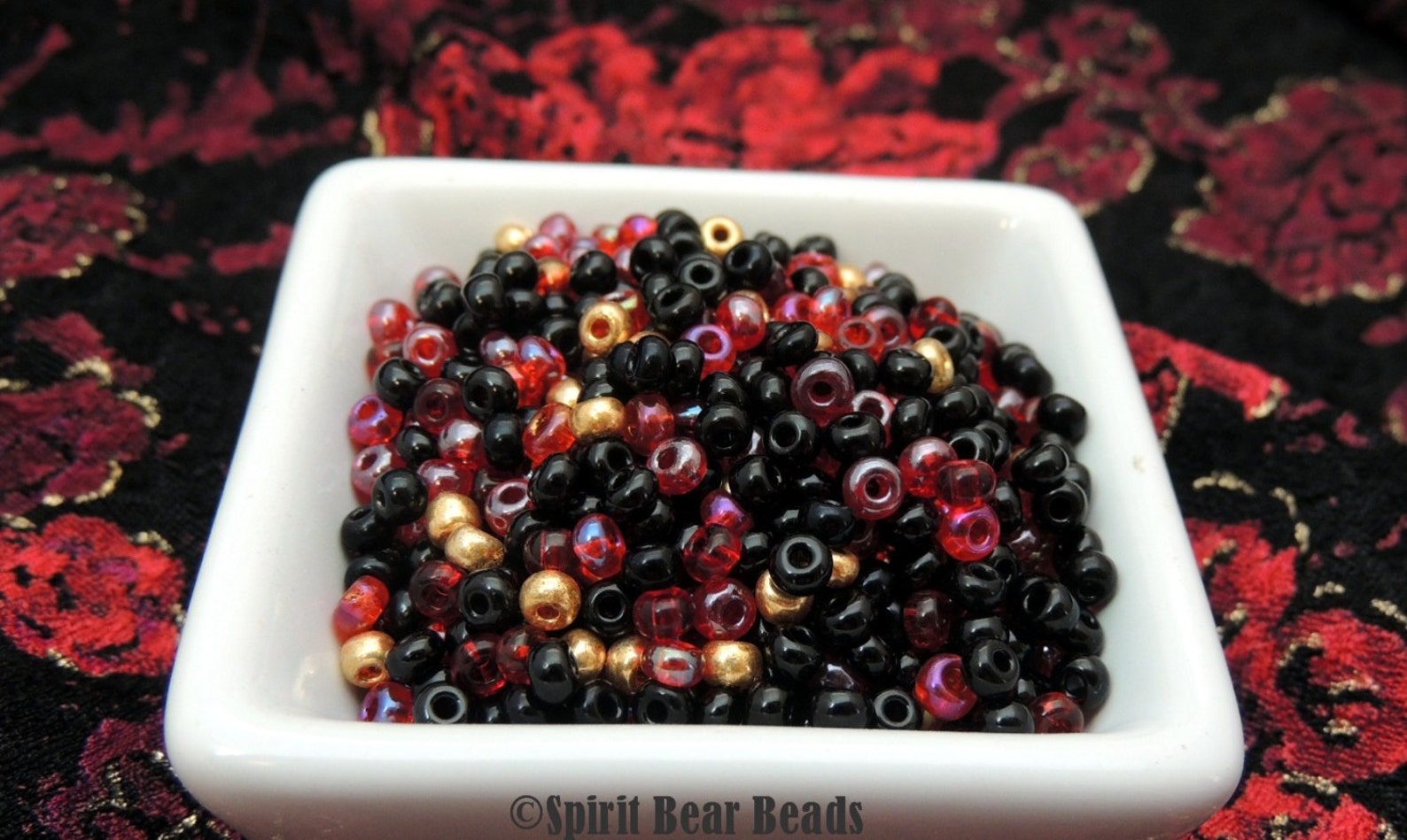 Midnight Rose Seed Bead Mega Mix 6/0 Czech Glass Loose Beads - Etsy