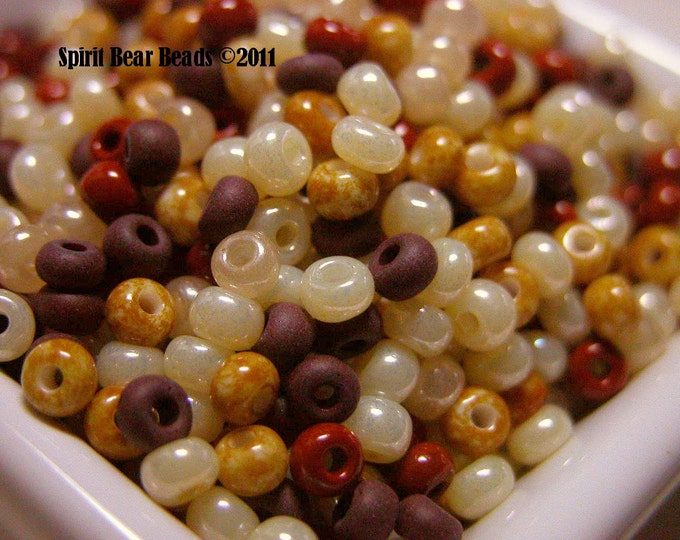 Almond Roca Mix Chocolaty Goodness 6/0 Seed Bead Mix 50 Grams - Etsy