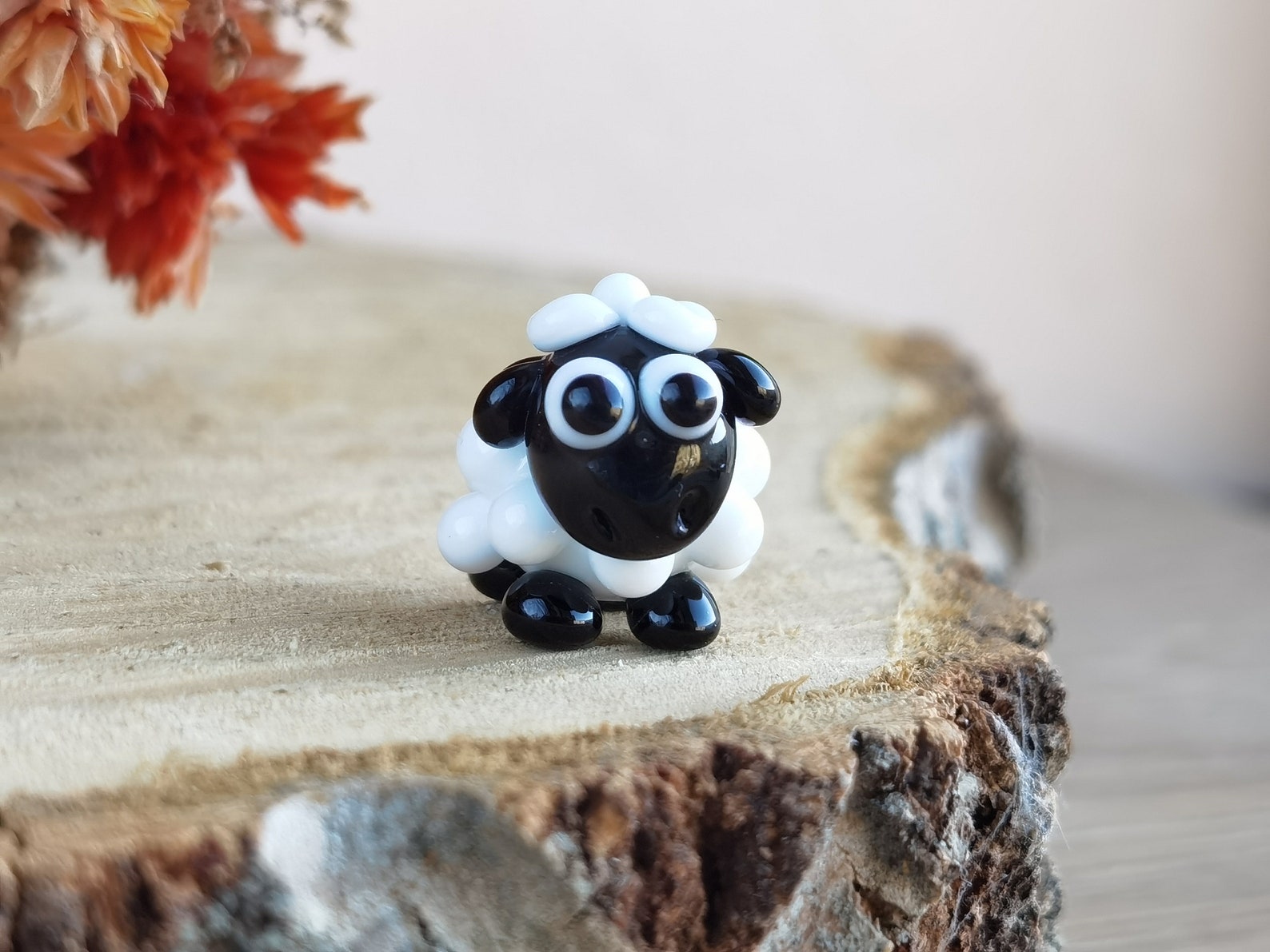 Tiny Glass Animals Tiny Sheep Figurine Miniature Sheep Gifts Glass ...