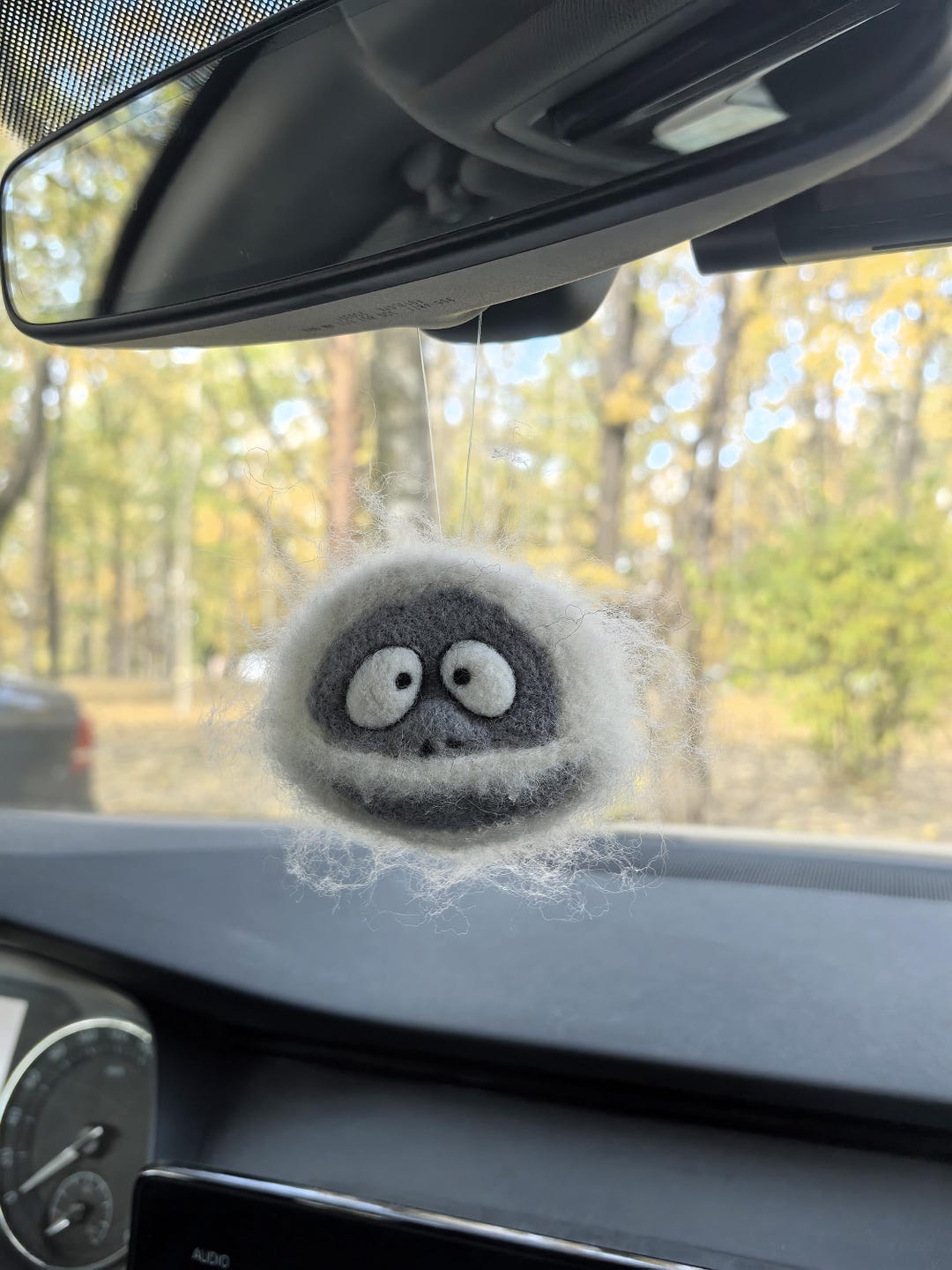 Car Decor Abominable Snowman Ornament Yeti Figurine Car Charm Car ...