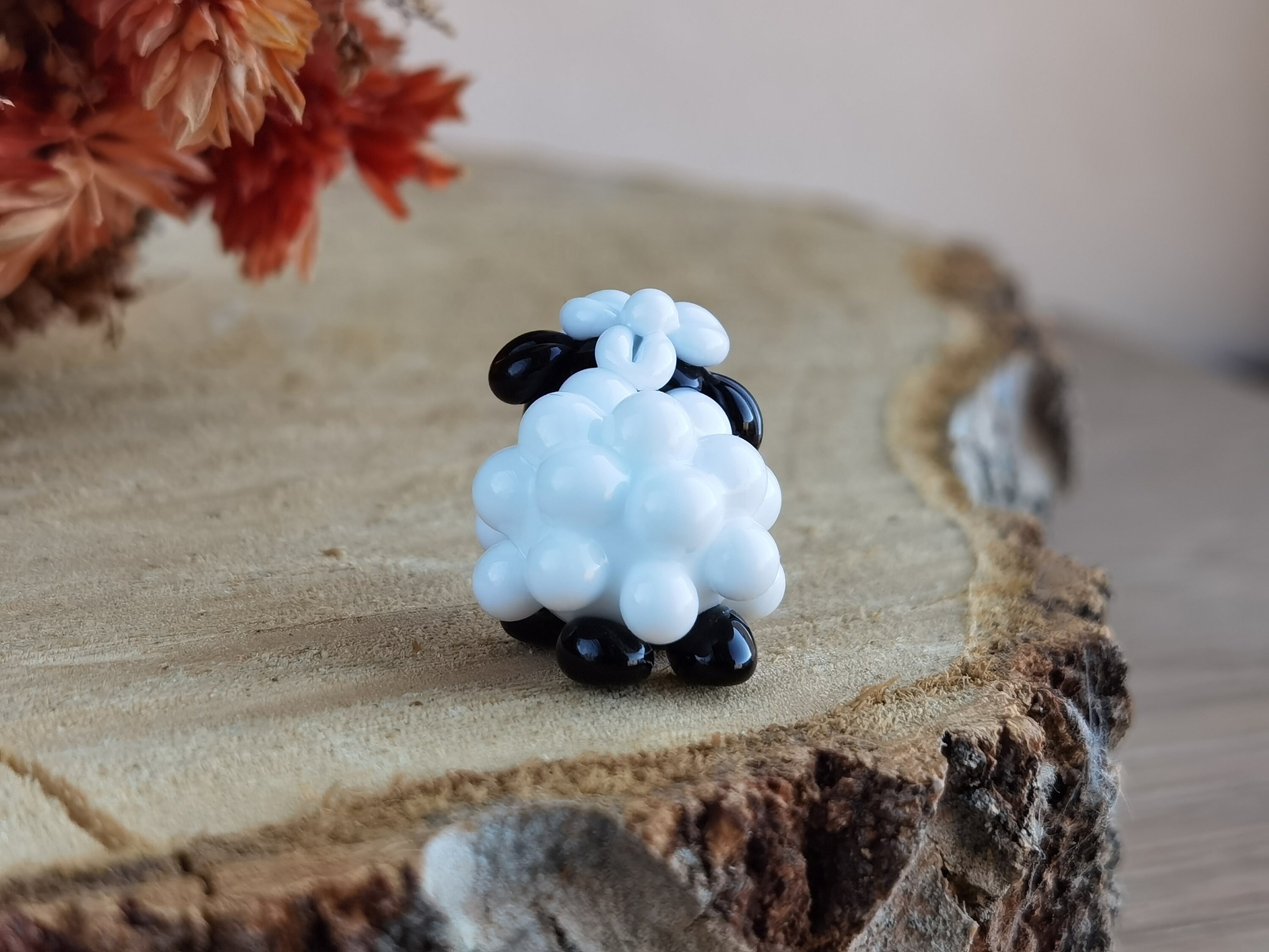 Tiny Glass Animals Tiny Sheep Figurine Miniature Sheep Gifts Glass ...