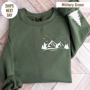 Aesthetic Nature Sweatshirt, Camping Sweater, Nature Lover Gift ...