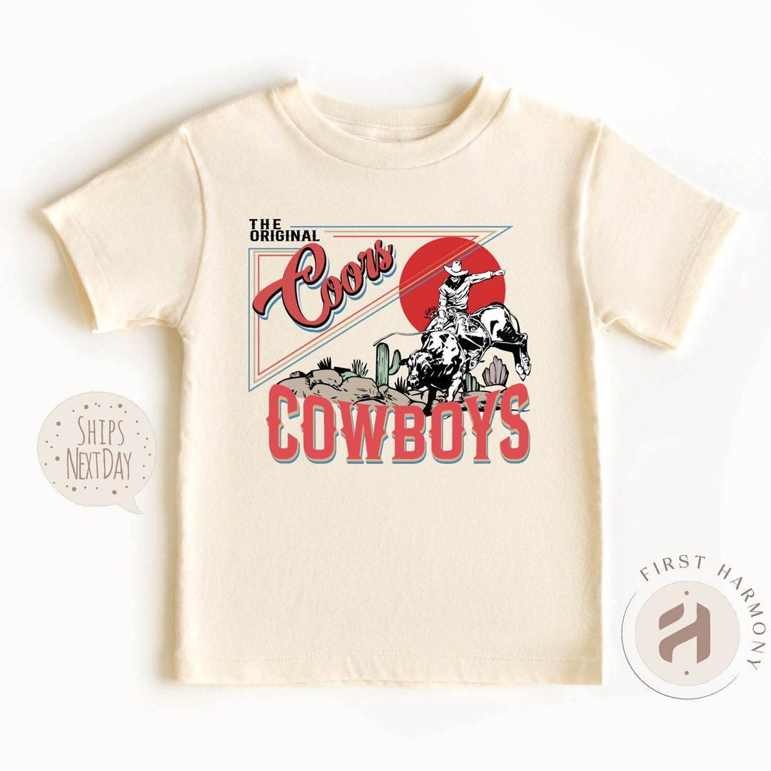 Rodeo Western Cowboy Kids T-shirt, Retro Baby Cowboy Tee, Western Kids ...