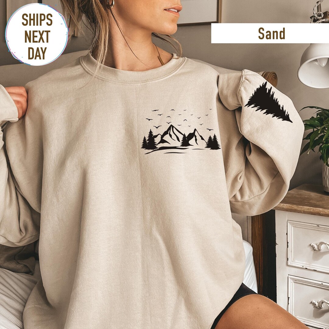 Aesthetic Nature Sweatshirt, Camping Sweater, Nature Lover Gift ...