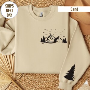 Aesthetic Nature Sweatshirt, Camping Sweater, Nature Lover Gift ...