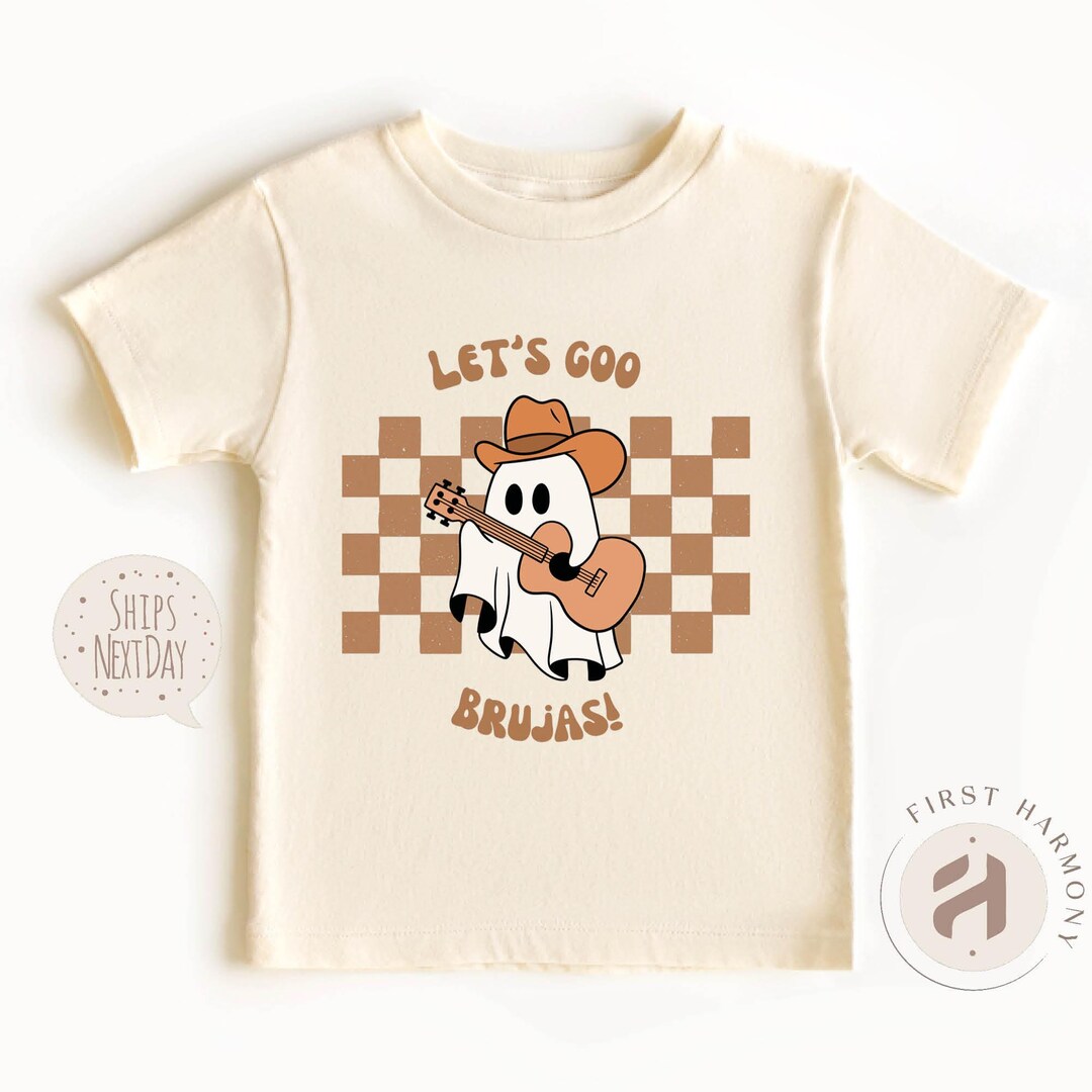 Let's Go Brujas Kids Shirt, Bruja T-shirt, Witch Shirt, Halloween Baby ...