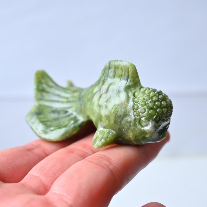 Jade Goldfish - Etsy