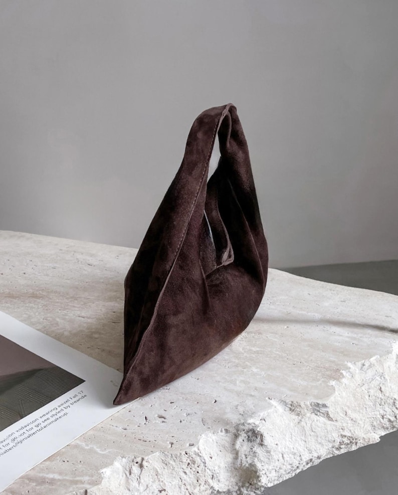 Minimal Suede Handbags, Cute Leather Handbags, Small Leather Bags ...