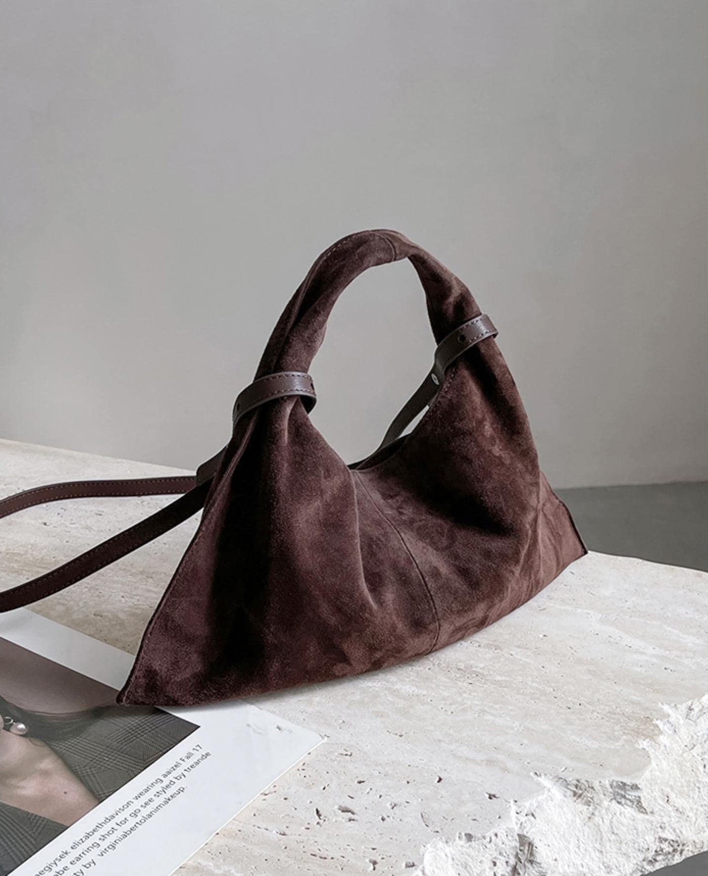 Minimal Suede Handbags, Cute Leather Handbags, Small Leather Bags ...