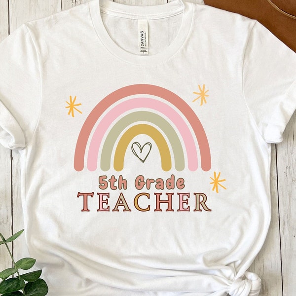 5th Grade Teacher Shirt - Etsy
