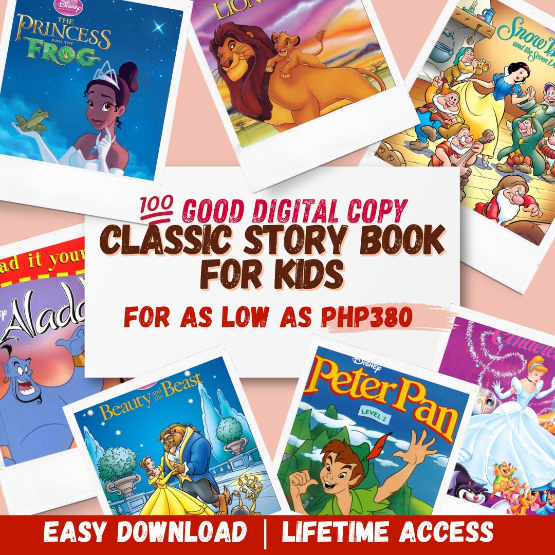 Printable Classic Story Books for Kids - Etsy