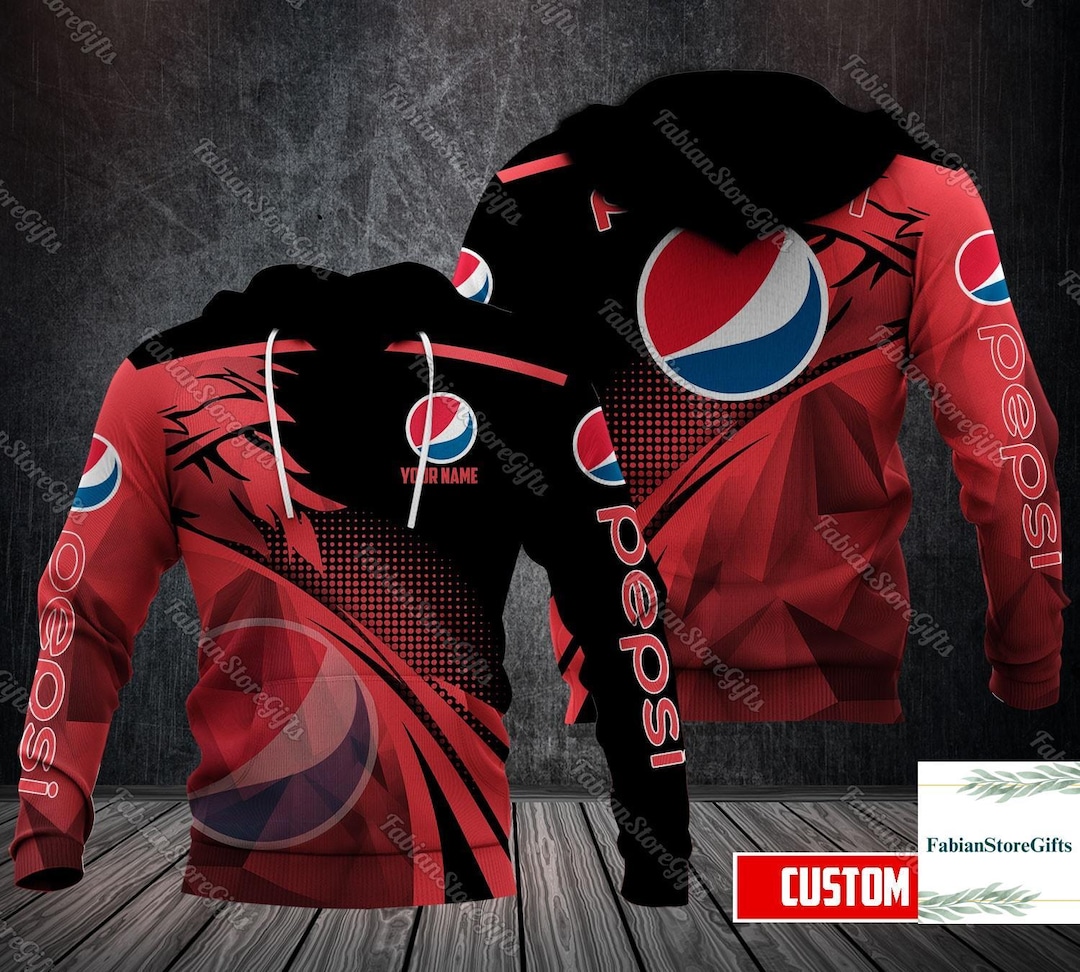 Pepsi Hoodie, Pepsi Hoodies for Men, Gift for Pepsi Lover, Personalized ...