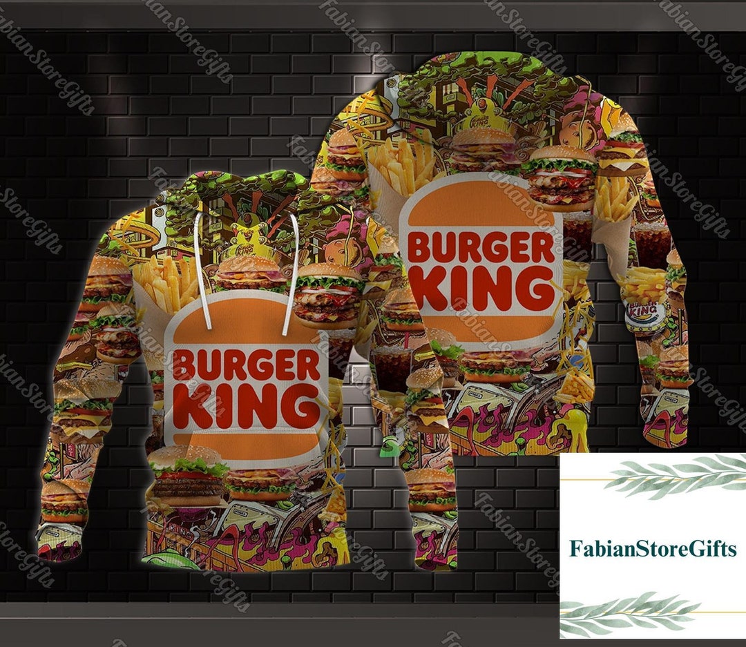 Halloween Burger King Hoodie, Burger King Sweatshirt, Shirts for Men ...