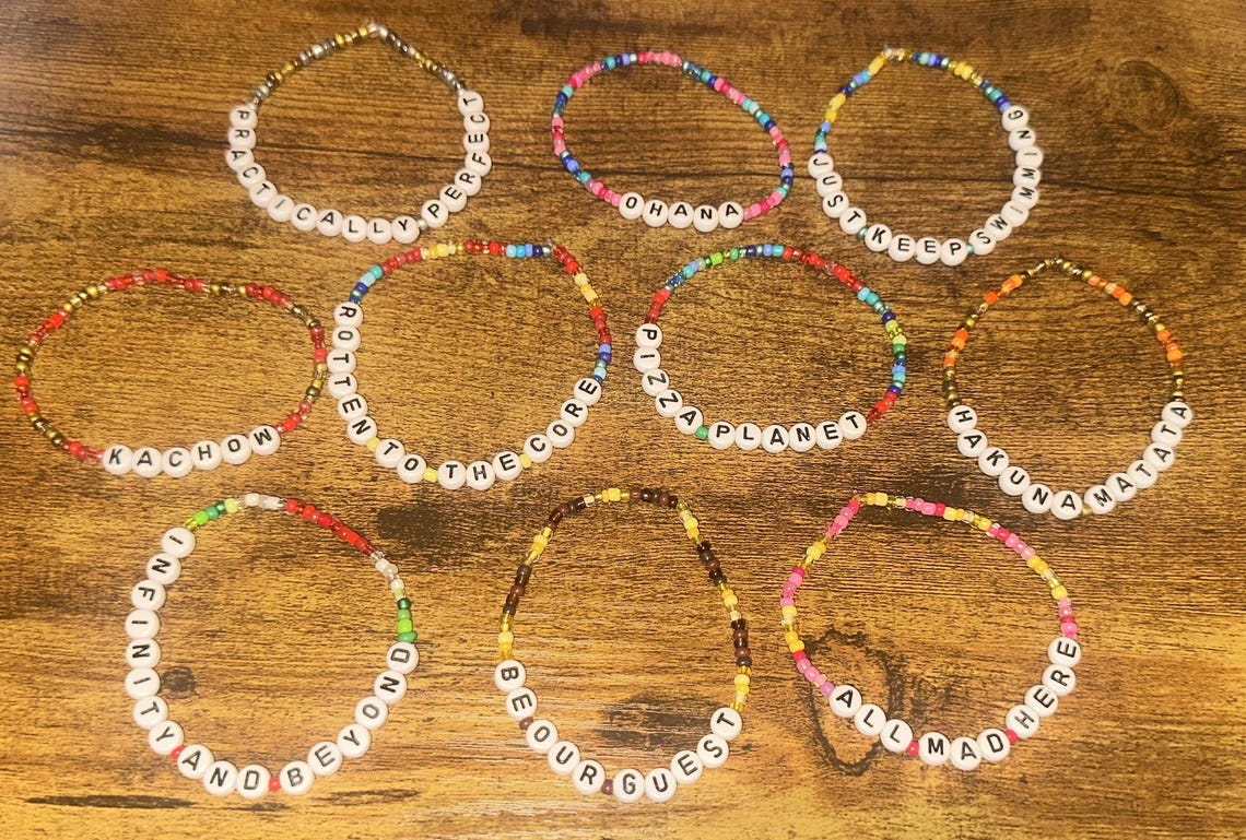 Disney Friendship Bracelet Pack - Etsy