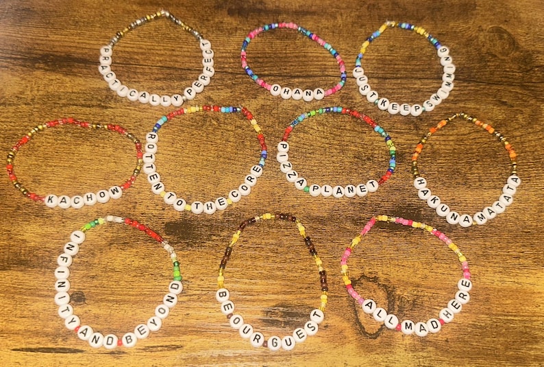 Disney Friendship Bracelet Pack - Etsy