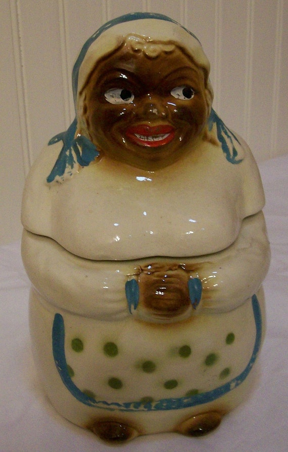 Vintage Cookie Jar Mammy National Silver Co Circa 1950s Etsy