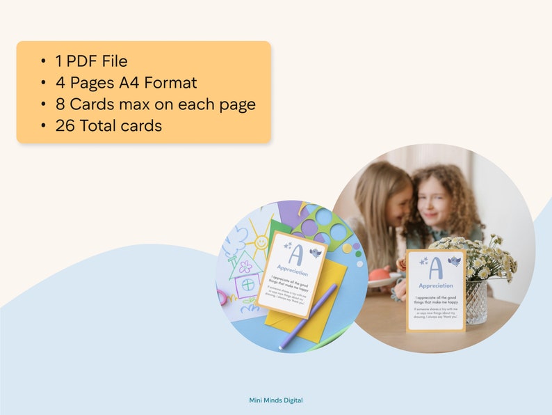 Alphabet Flashcards Affirmations Cards Printable Affirmation Cards Pre ...