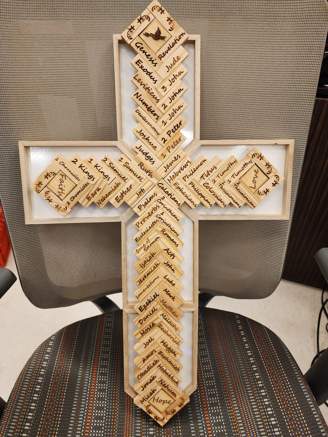 Books of the Bible Cross - Download File ONLY - Etsy