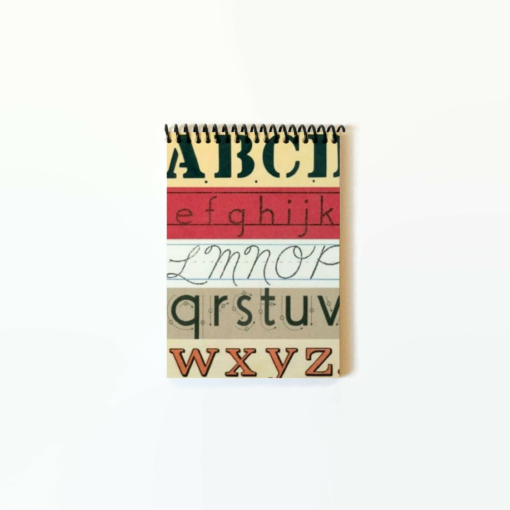 Calligraphy Alphabet Spiral Bound A6 Notebook or Notepad - Etsy España