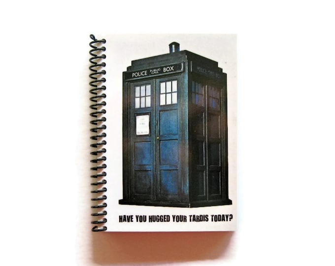 Tardis Doctor Who Notebook Spiral Bound 4 X 6 In - Etsy