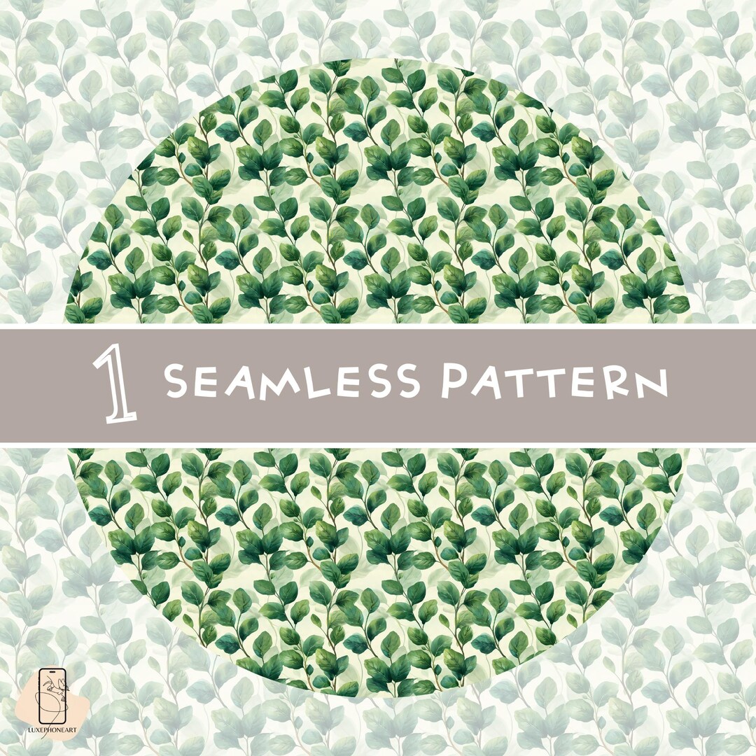 Single of Natural Green Printable Paper, Digital Paper for Personalized ...