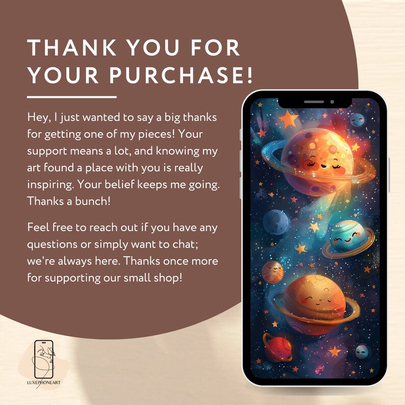 Pack of 20 Kawaii Cartoon Planets Wallpapers for Kids, Screensaver ...