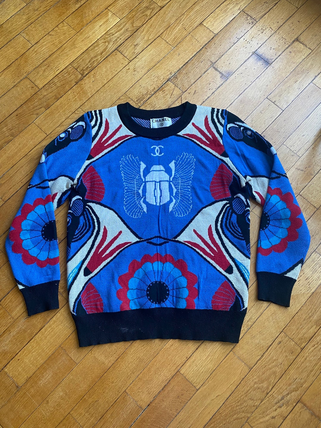 Chanel Vintage Egyptian Sweater - Etsy