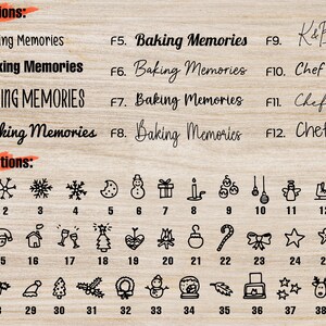 Custom Engraved Wood Kitchen Utensil Set, 7-PCS Teak Wood Cooking ...