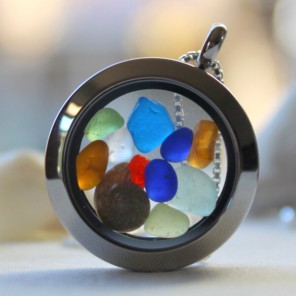 Glass Locket - Etsy