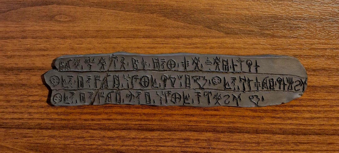 Handmade Replicas of Linear B Tablet, Syllabic Script, Mycenean - Etsy