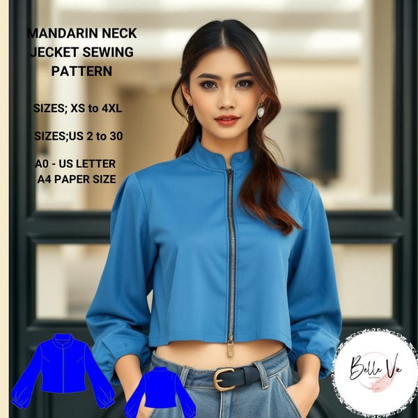 Mandarin Jacket - Etsy