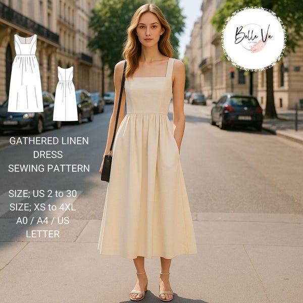 Gathered Neck - Etsy