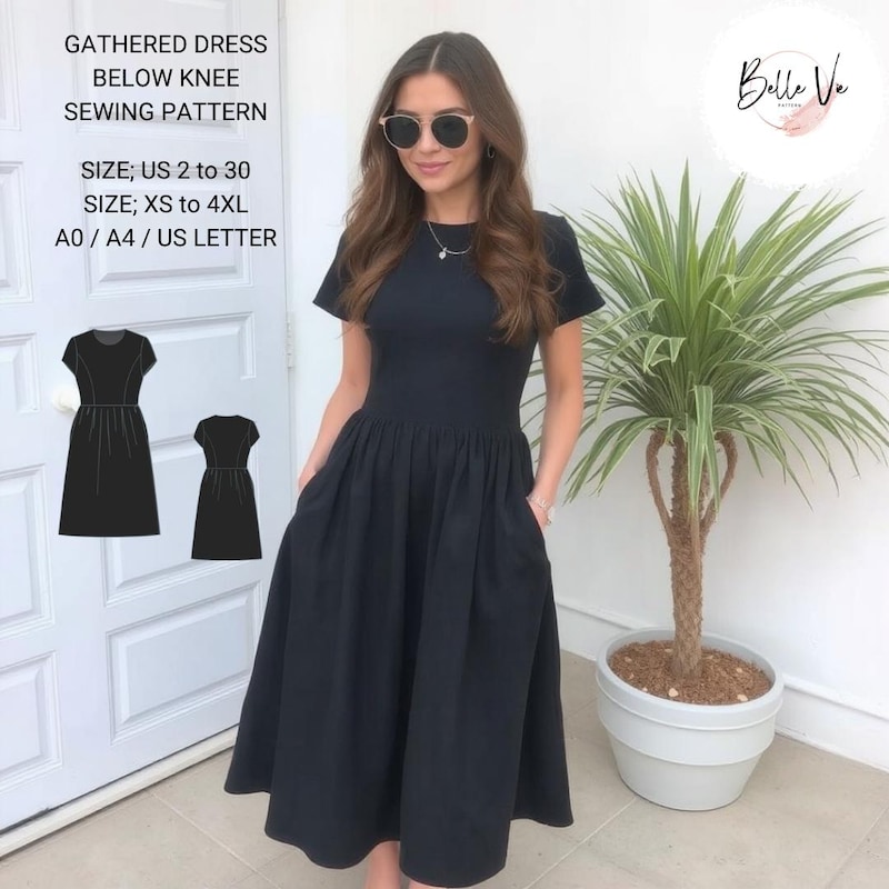 Pocket Dress Pattern - Etsy