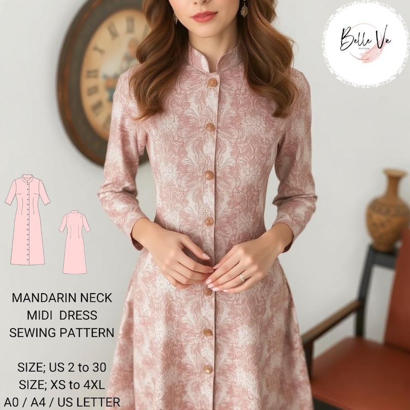 Cheongsam Pattern - Etsy