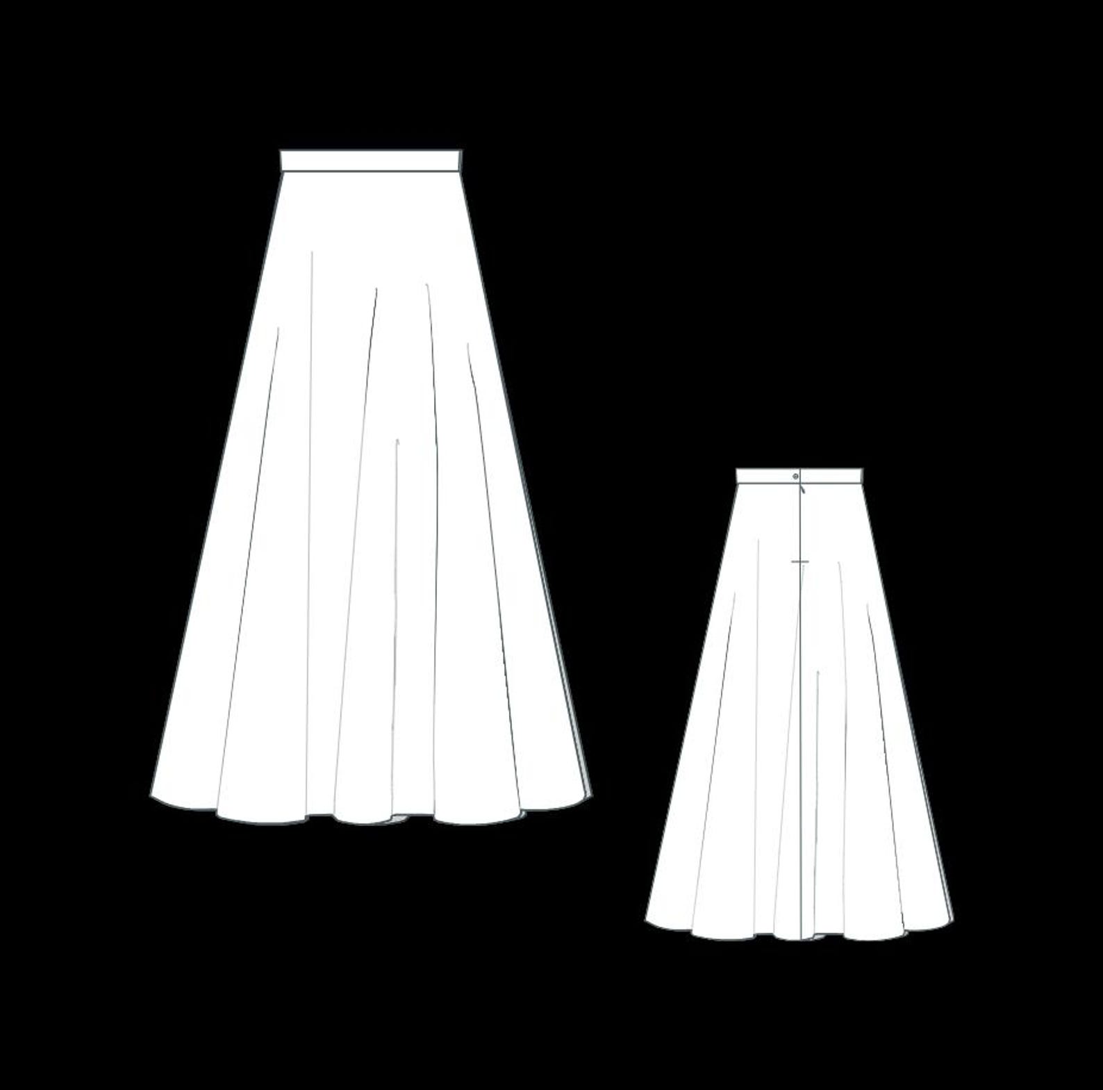 Lehenga Choli Dress Sewing Pattern: Indian Skirt and Blouse (XS-4XL ...