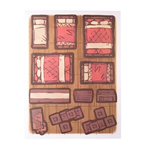 Tabletop Tokens Castle Furniture Set - Etsy