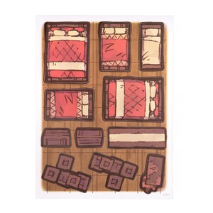 Tabletop Tokens Castle Furniture Set - Etsy