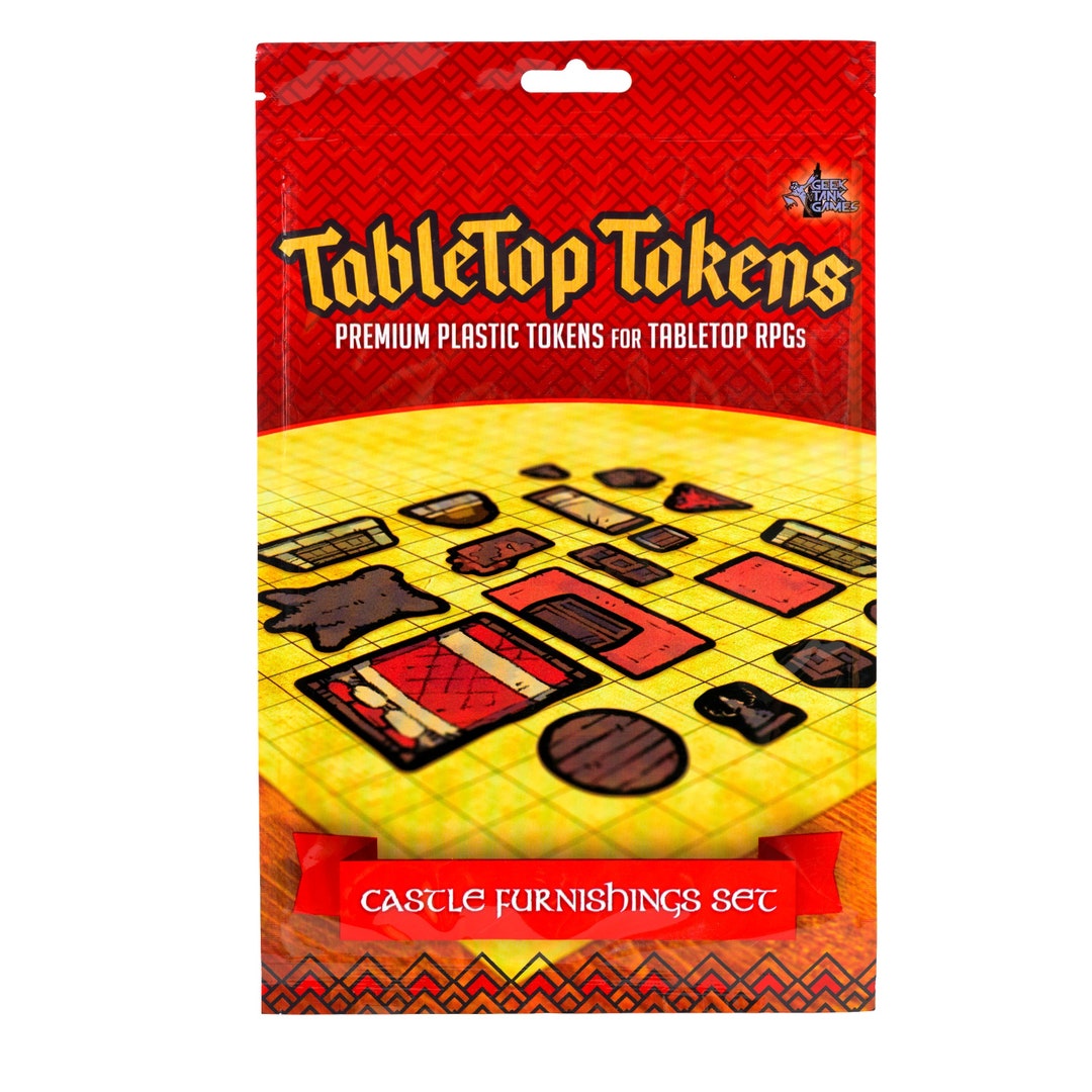 Tabletop Tokens Castle Furniture Set - Etsy