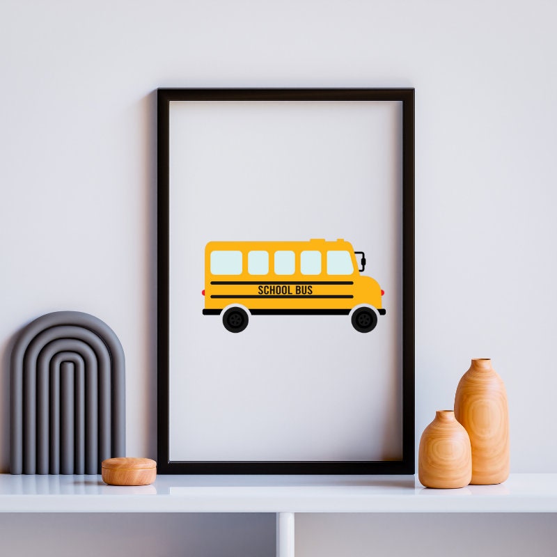 School Bus Svg, School Svg, Back to School Svg, Bus Monogram Svg ...