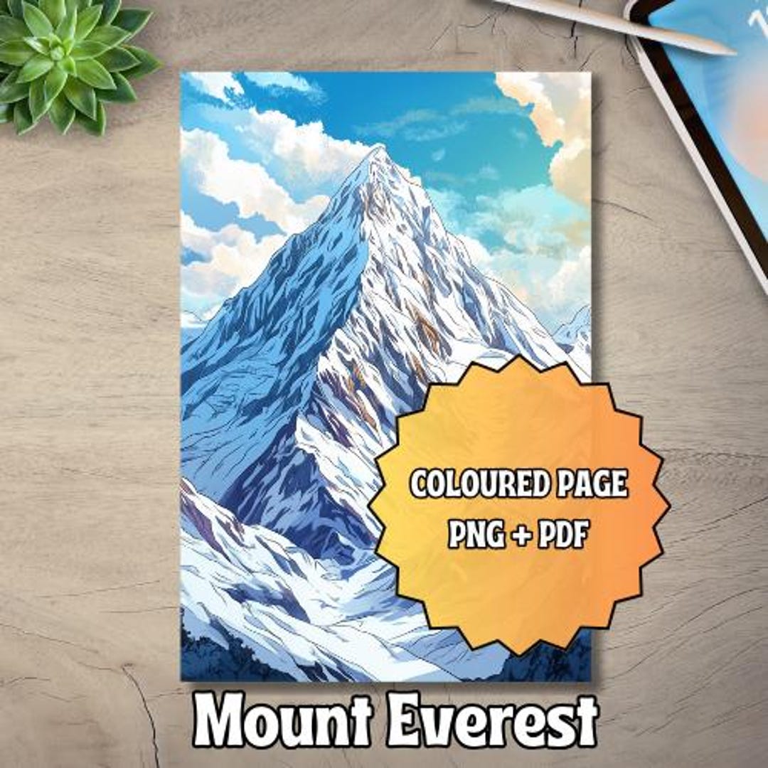 Mount Everest: Stunning Mount Everest Picture by Paint Planet ...