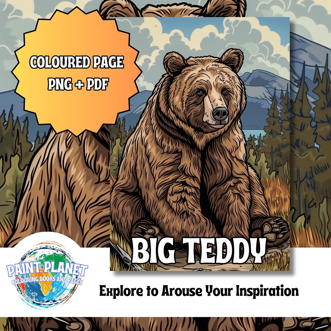 Brown Bear Big Teddy: Cute Brown Bear "big Teddy Bear" Picture by Paint ...