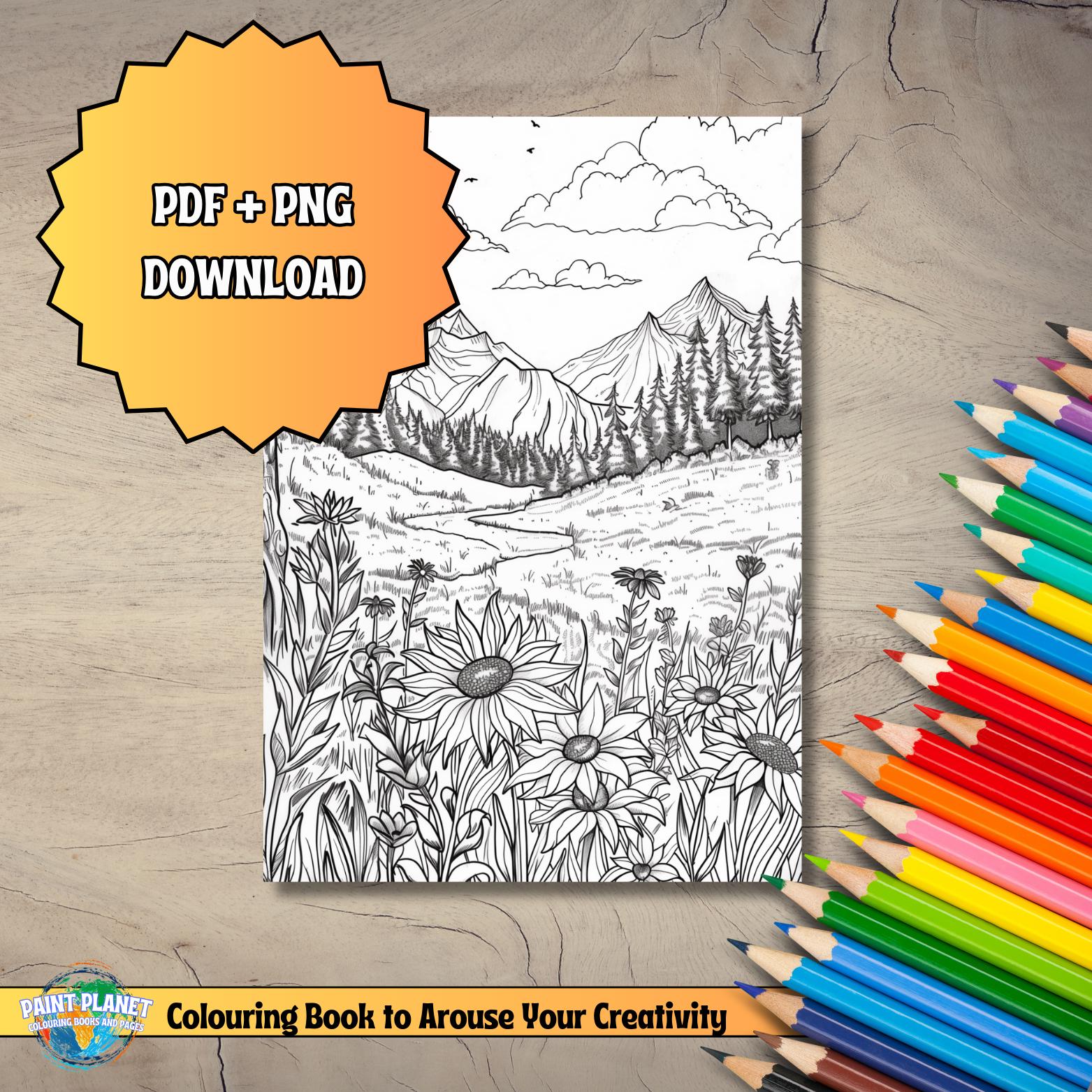 Wild Worlds – Forest & Wildlife Coloring Book for Adults | Nature ...