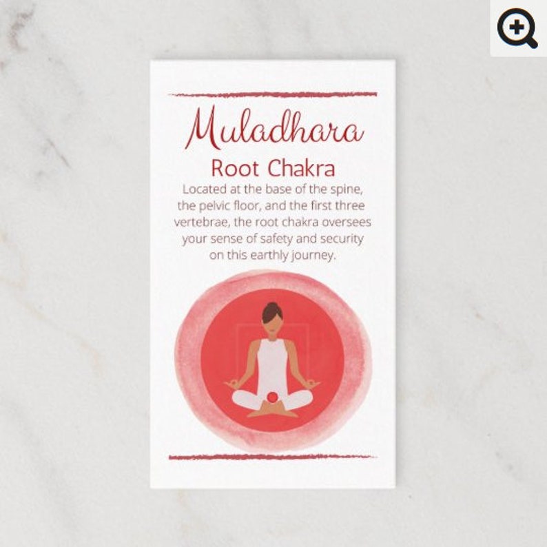 Root Chakra Meaning Cards Chakra Information Cards Chakra - Etsy