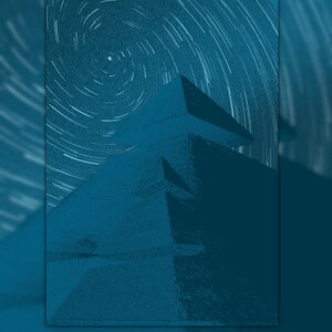 Pyramid Fantasy, Futuristic, Modern Minimalist Art,vintage Theme ...