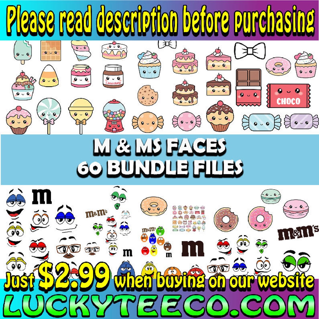 M and MS Machine Embroidery Png, Mm&ms Embroidery, M and Ms Svg, Instant Download, Face Cartoon ...