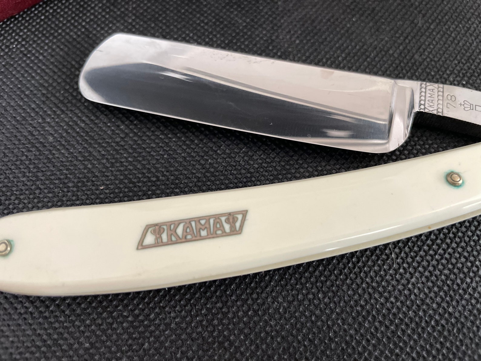 Vintage KAMA 78 Straight Razor Germany Solingen - Etsy
