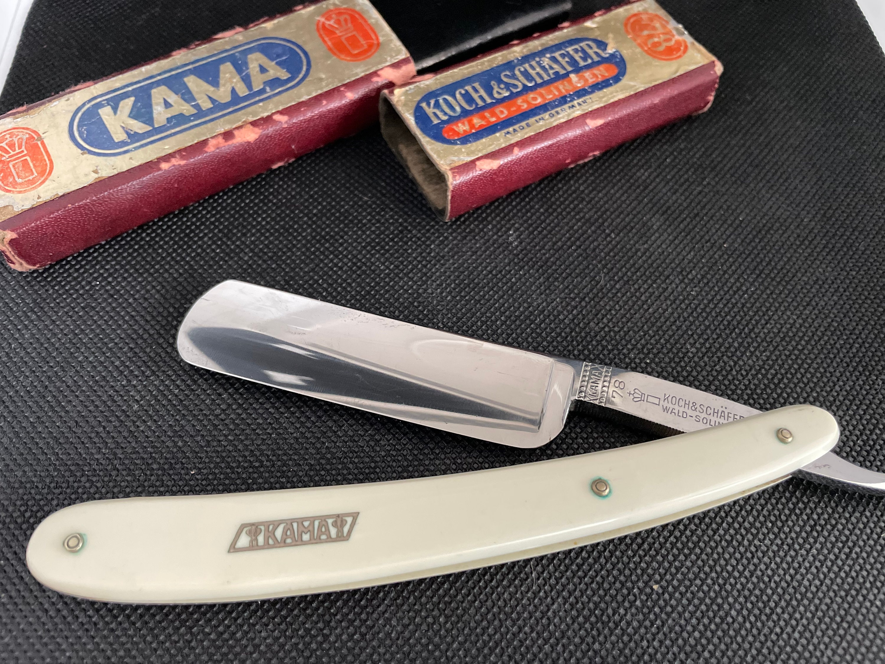 Vintage KAMA 78 Straight Razor Germany Solingen - Etsy