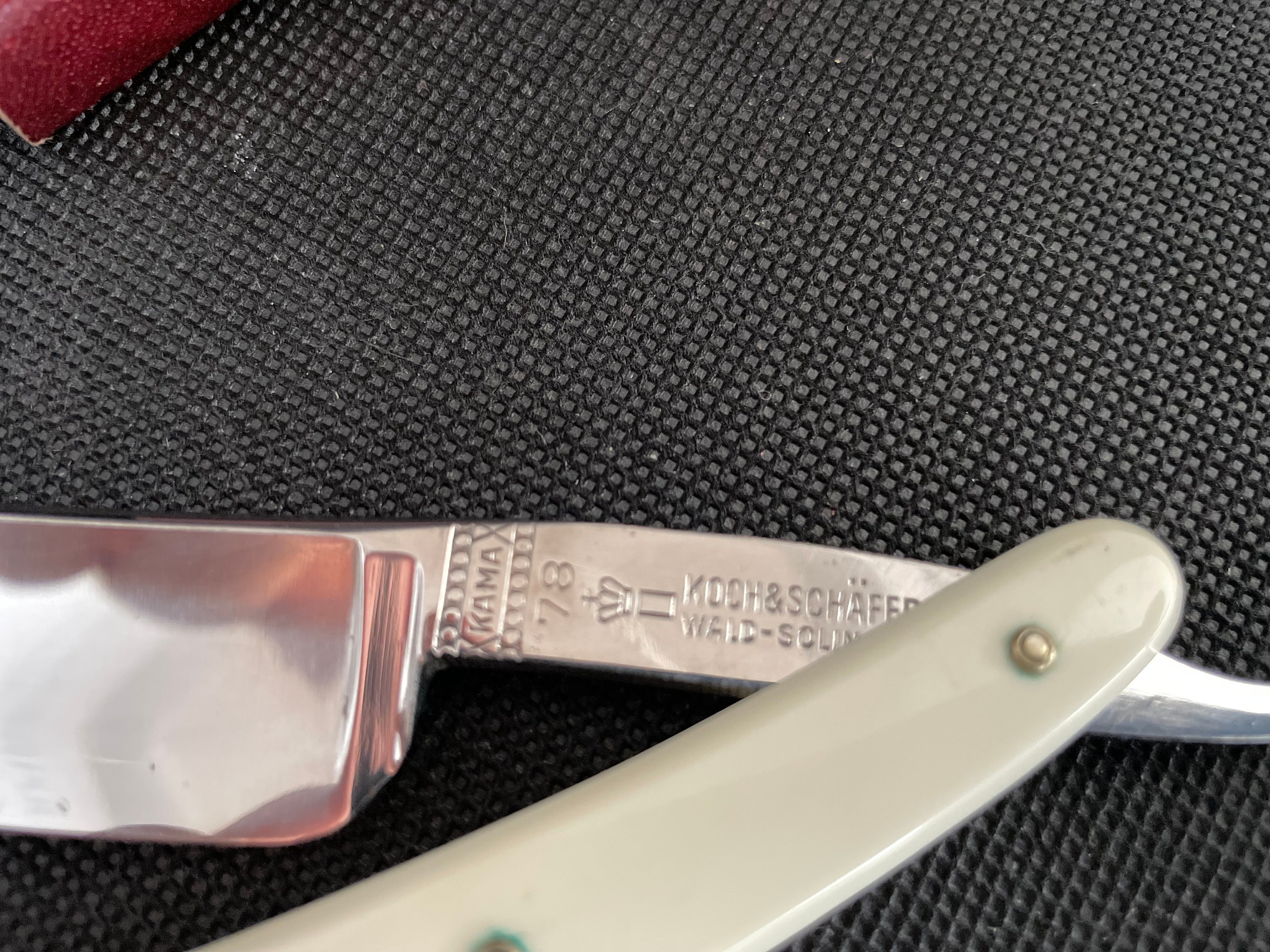 Vintage KAMA 78 Straight Razor Germany Solingen - Etsy